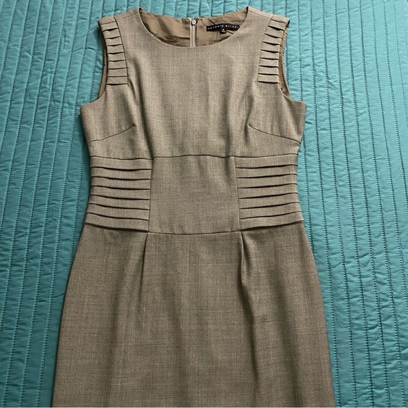 ANTONIO MELANI | Dresses | Antonio Melani Grey Pleated Dress | Poshmark